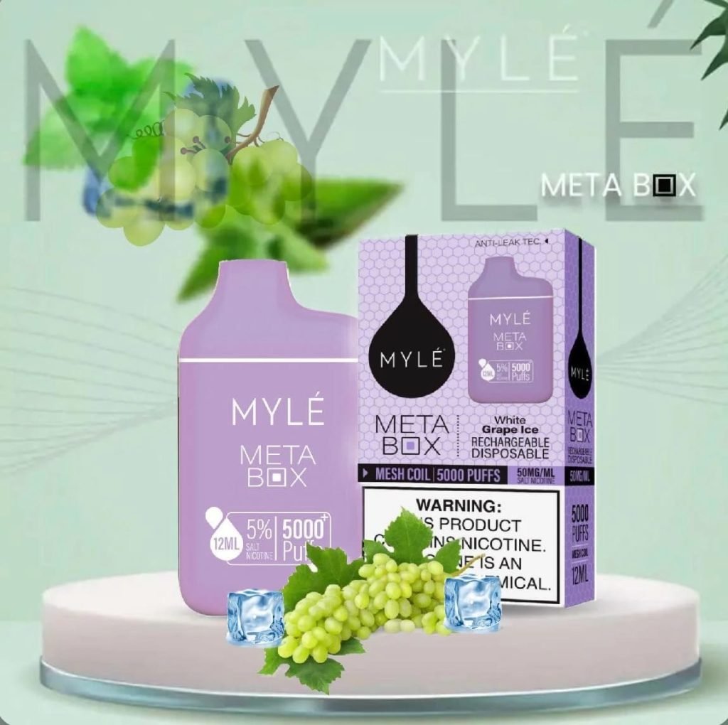 Myle Meta Box 5000 Puffs, Type-C, 12 ml, Available With Vape Emirates.
