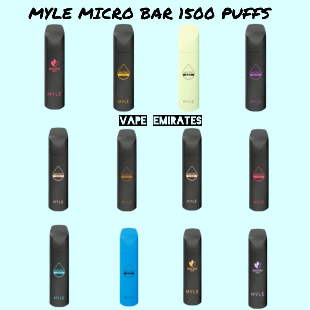 MYLE Micro Bar 1500 Puffs, Dubai, UAE, Vape Emirates.