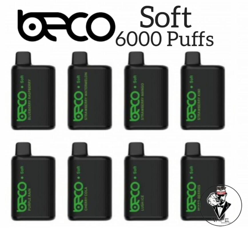 BECO Soft 6000 Puffs, Available With Vape Emirates.