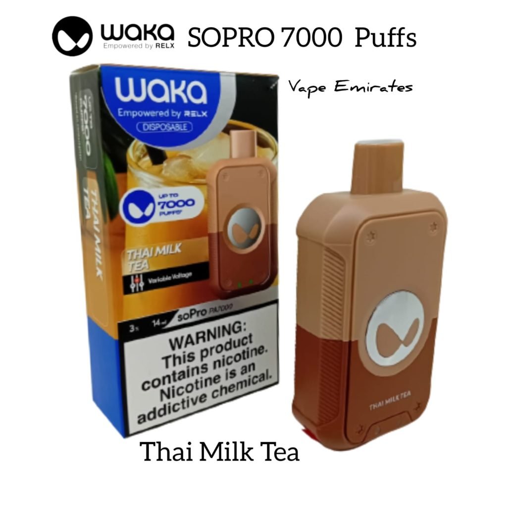 WAKA SOPRO PA7000 Puffs. 3% Nic, Available With Vape Emirates.