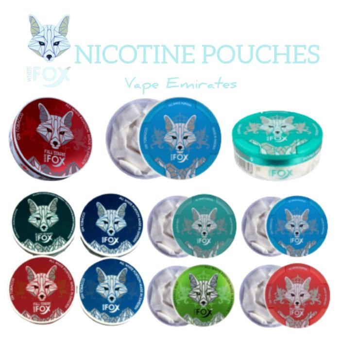White Fox Nicotine Pouches Dubai, Available with Vape Emirates.