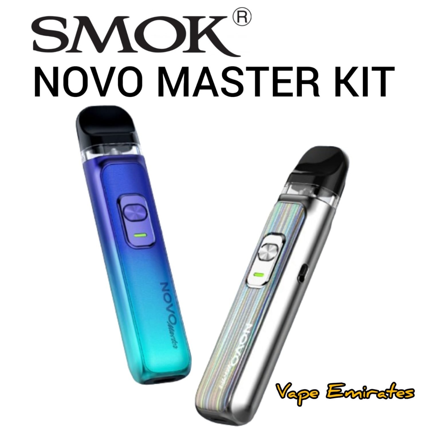 SMOK NOVO MASTER KIT, Slim, Stylish, Compatible with all novo Pods.