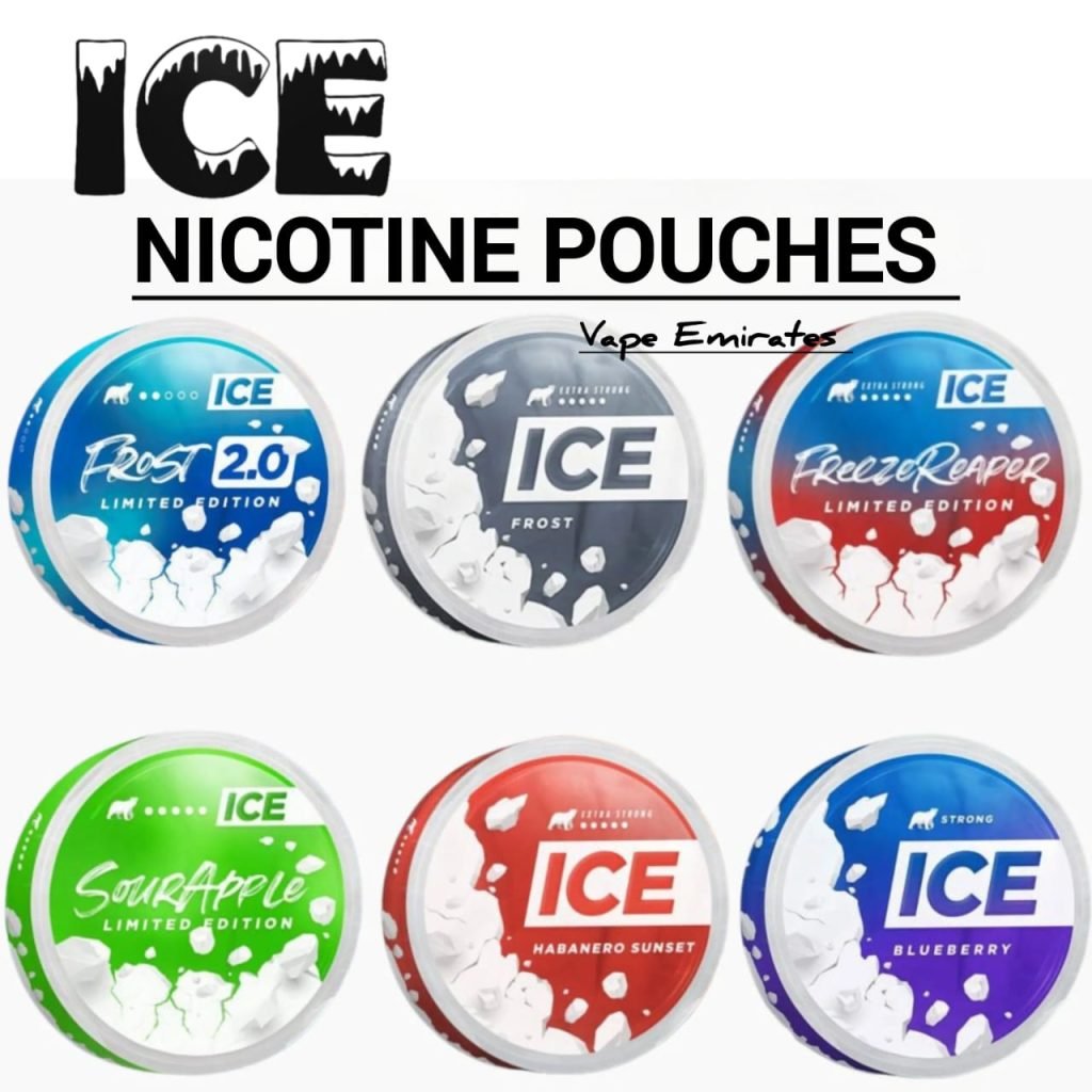 ICE Nicotine Pouches Dubai UAE, Smoke Free Nicotine,