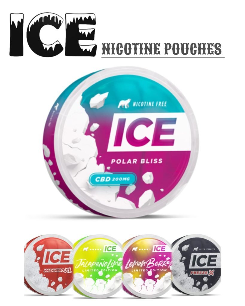 ICE Nicotine Pouches Dubai UAE, Smoke Free Nicotine,