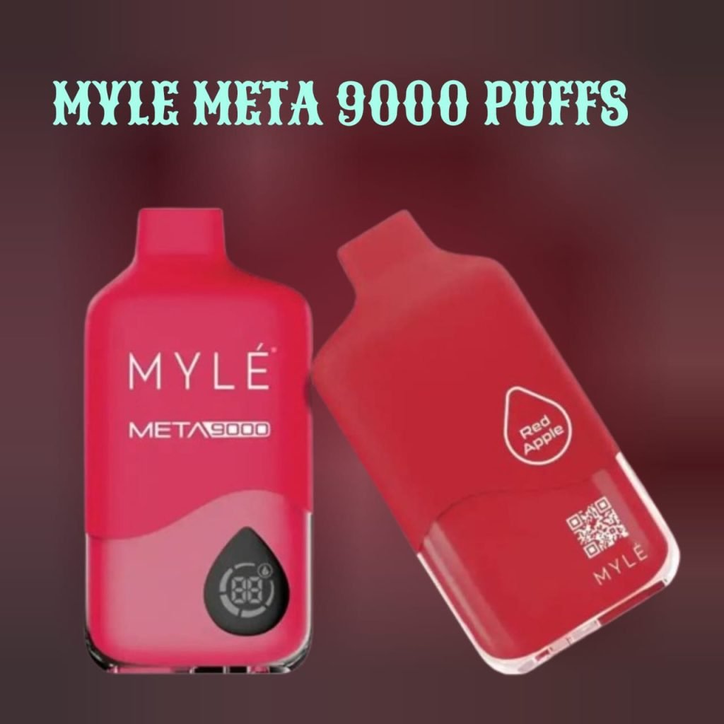 MYLE Meta 9000 Puffs Disposable Vape, 2% & 5%.