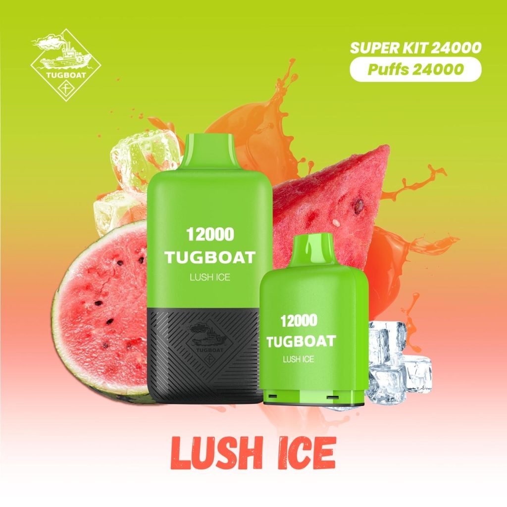 Tugboat Super 24000 Puffs Kit, Double 12K Pods,