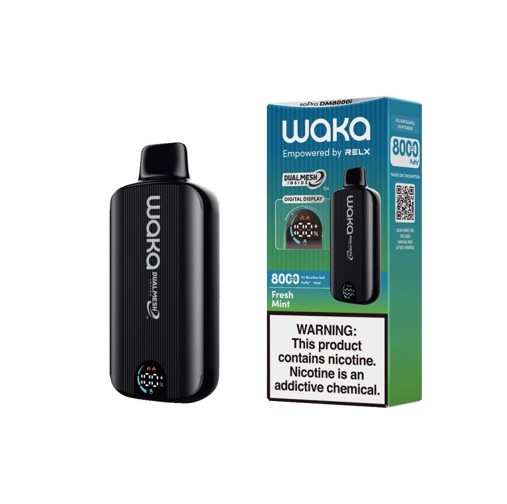 WAKA soPro DM8000i Disposable Vape,8000 Puffs/5% Nicotine.